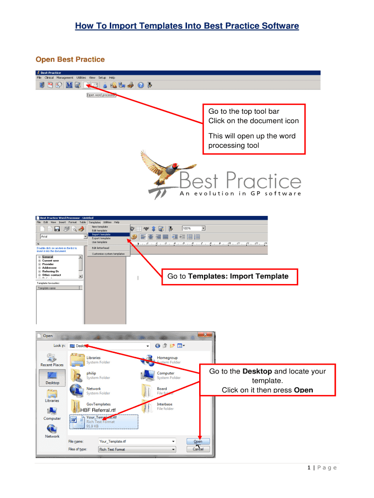 Fillable Online How To Import Templates Into Best Practice Software Fax Email Print PdfFiller fillable-online-how-to-import-templates-into-best-practice-software-fax-email-print-pdffiller