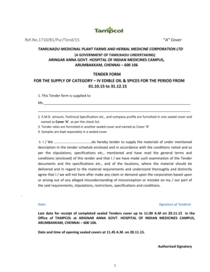 Fillable Online tampcol Iv edible oil spices for the period from ...