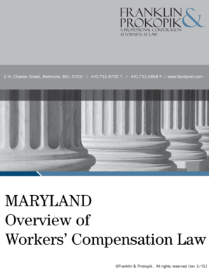Bill Of Sale Form An Overview Of Maryland Workers Compensation Law ...