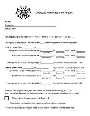 Fillable Online ia15 Overscale Reimbursement Request - ia15 Fax Email ...