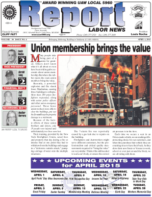 Fillable Online uaw5960 LOcAl 5960 - UAW5960org - uaw5960 Fax Email ...