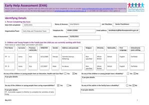 Fillable Online www3 northamptonshire gov Request form for Targeted ...