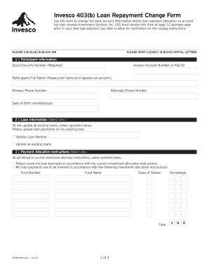 Fillable Online 403b Plan Loan Automatic Repayment Authorization Form ...