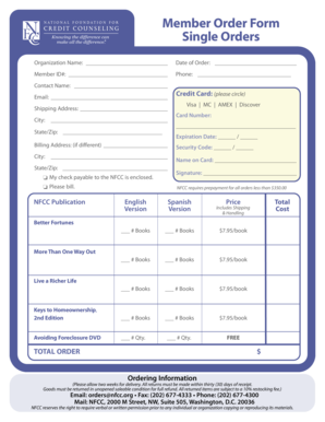 Fillable Online nfcc Pub Order Forms 32011 update v02. NFCC - Drew ...