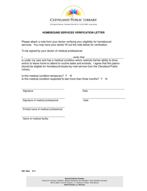 Patient Verification Letter From Doctor - Fill Online, Printable ...