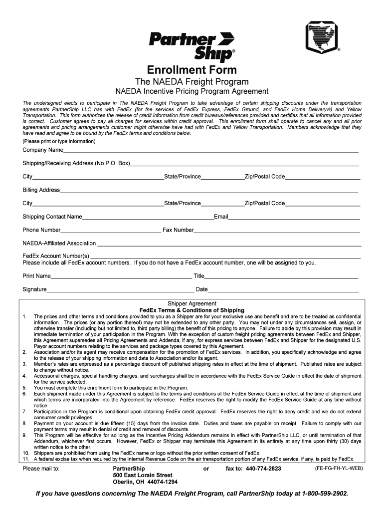 Fillable Online equipmentdealers Enrollment Form - SouthEastern ...