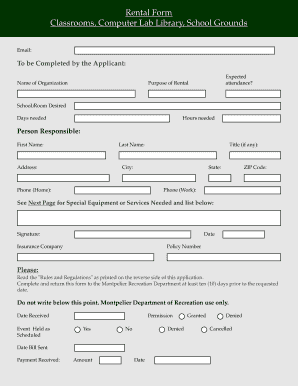 Fillable Online montpelierrec Classrooms Libraries Computer Labs and ...