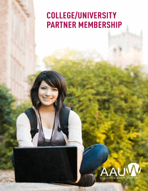 Fillable Online CollegeUniversity Partner Membership brochure Fax Email ...