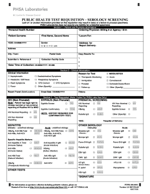 Fillable Online LABORATORY ADDRESS Fax Email Print - pdfFiller
