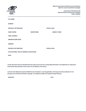 Fillable Online casn AirMet Award Application Form Fax Email Print - pdfFiller