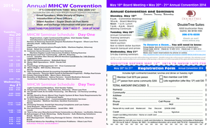 Fillable Online mhcw Annual MHCW Convention - Manufactured Housing ...