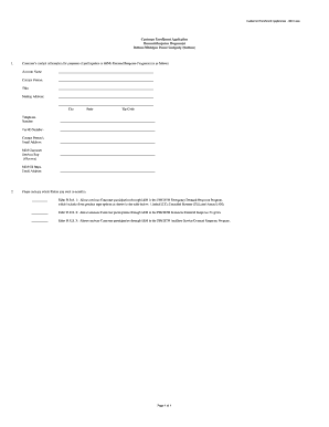 Fillable Online Customer Enrollment Application Demand Response Fax ...