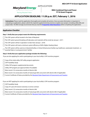 Fillable Online energy maryland APPLICATION DEADLINE 1159 pm EST ...