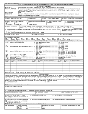 Fillable Online DISA Form 195-1 March 2005 DCPS SYSTEM AUTHORIZATION ...