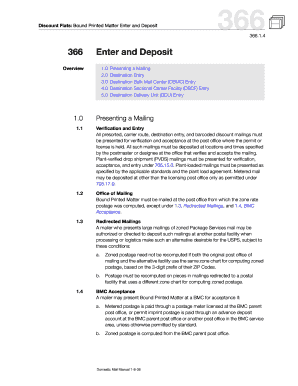 Fillable Online Destination Delivery Unit (DDU) Entry Fax Email Print ...