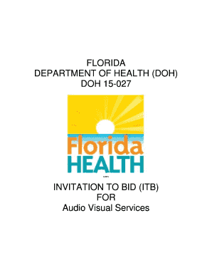 Fillable Online FLORIDA DEPARTMENT OF HEALTH DOH DOH 15-027 Fax Email ...