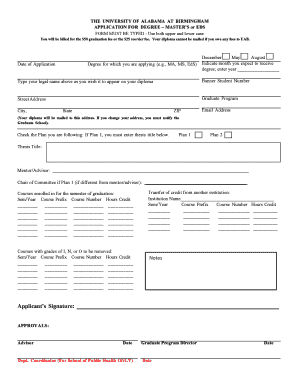 Fillable Online Masters or EDS - FillanyPDF Fax Email Print - pdfFiller