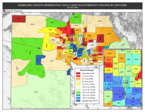 2015 Maricopa Zip Code Map - Map