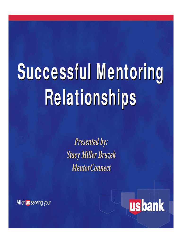 Fillable Online Successful Mentoring Fax Email Print - pdfFiller