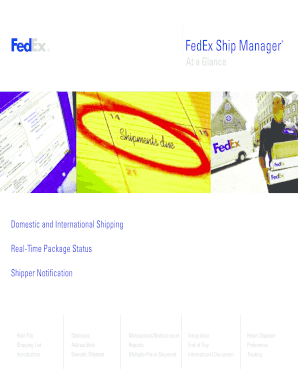 Fillable Online Introduction - FedEx Fax Email Print - pdfFiller