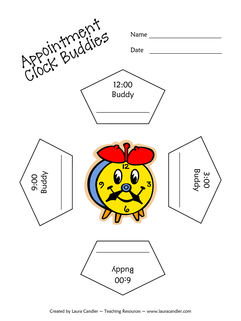 Clock Buddies Pdf Fill And Sign Printable Template Online US Legal 