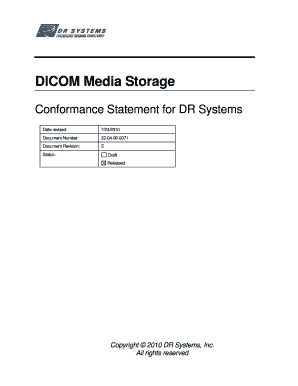 Fillable Online DICOM Media Storage Fax Email Print - pdfFiller