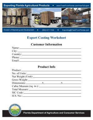 Fillable Online Exporting Florida Agricultural Products Fax Email Print ...