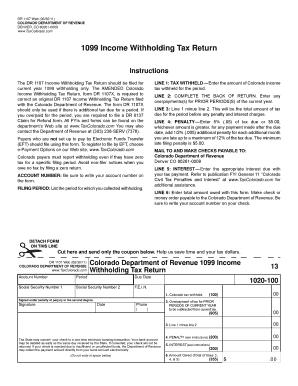 Fillable Online 1099 Income Withholding Tax Return - formupack Fax ...