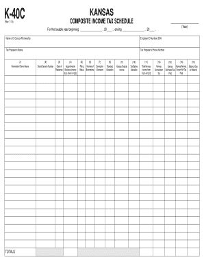 Fillable Online COMPOSITE INCOME TAX SCHEDULE - formupack Fax Email ...