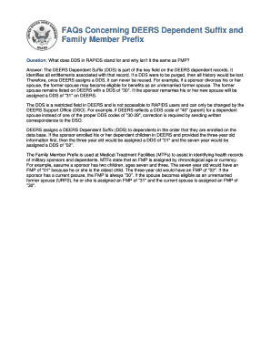 Family Member Prefix Deers - Fill Online, Printable, Fillable, Blank ...