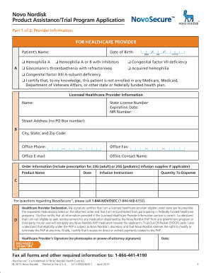 Fillable Online needymeds Product AssistanceTrial Program Application ...