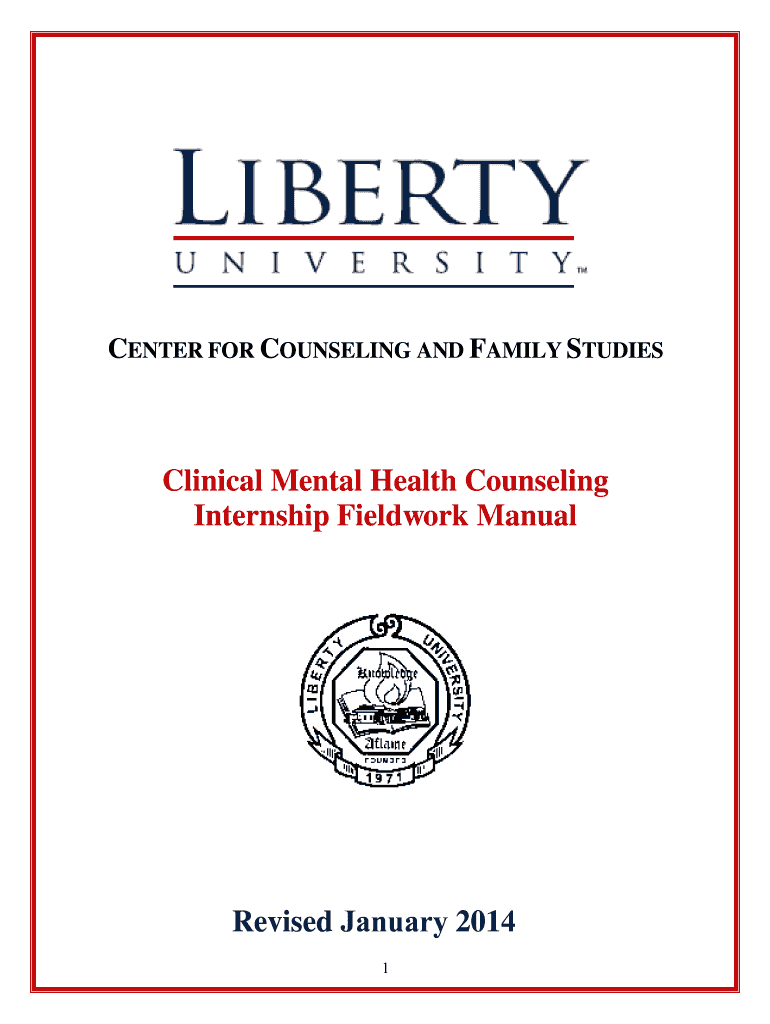 Fillable Online liberty Clinical Mental Health Counseling Internship ...