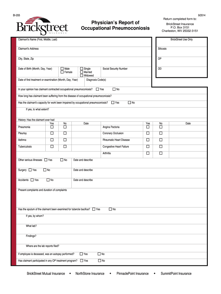 Fillable Online Return completed form to Physicians Report of Fax Email ...