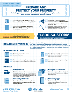 Fillable Online AHEAD OF THE STORM Fax Email Print - pdfFiller