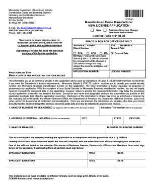 Fillable Online dli mn Minnesota Department of Labor and Industry ...