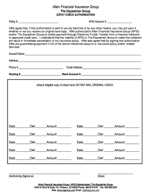 Fillable Online Allen Financial Insurance Groupdoc Fax Email Print ...