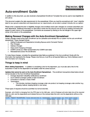 Fillable Online Auto-enrollment Guide - Home Visitor Fax Email Print ...