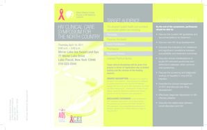 Fillable Online amc Presents target audIenCe learnIng oBJeCtIVeS HIV ...