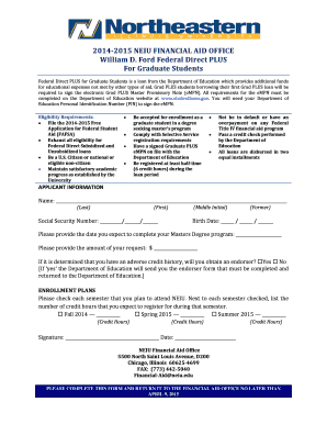 Fillable Online neiu GRAD PLUS Request Formdocx - neiu Fax Email Print ...