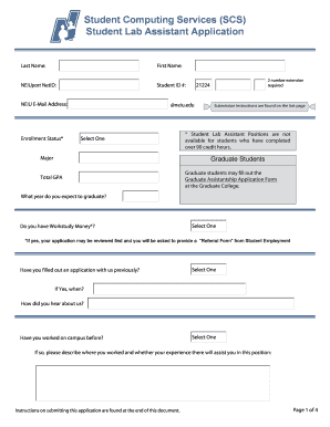 Fillable Online neiu Student Computing Services SCS Student Lab ...