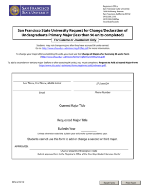 Fillable Online sfsu (415)3380588 fax - sfsu Fax Email Print - pdfFiller