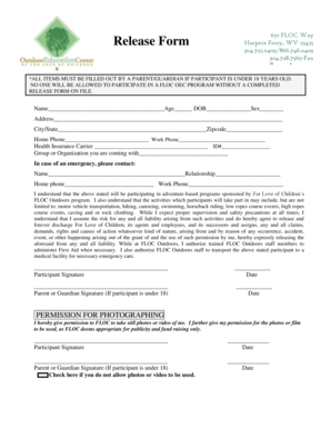 Fillable Online shepherd Release Form - Shepherd University - shepherd ...