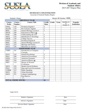 Fillable Online Associate of General Studies Degree Fax Email Print ...