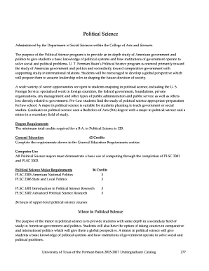 Fillable Online utpb Political Science - UTPB - utpb Fax Email Print ...