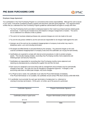 Fillable Online stevens PNC BANK PURCHASING CARD - Stevens Institute of ...