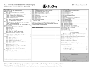 Fillable Online biola Major BIOLOGICAL SCIENCE SECONDARY INSTRUCTION ...
