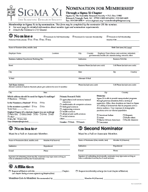 Fillable Online case Nominator Second Nominator Fax Email Print - pdfFiller