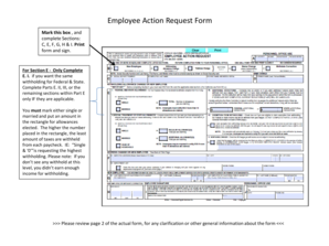 Fillable Online csuci Employee Action Request Form - California State ...
