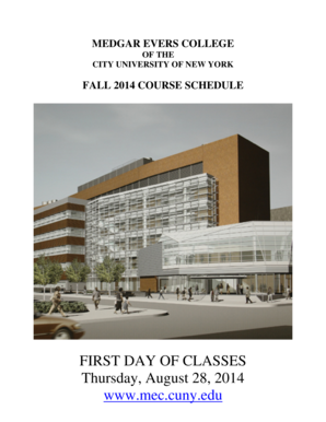 Fillable Online mec cuny MEDGAR EVERS COLLEGE - meccunyedu - mec cuny ...