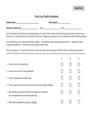 Fillable Online citadel Final Case Study Evaluation 2-2docx Fax Email Print - pdfFiller